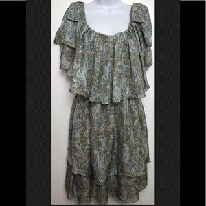 Ryu | Dresses | Ryu Dress Ruffle Boho Romantic Sleeveless Tiered | Poshmark